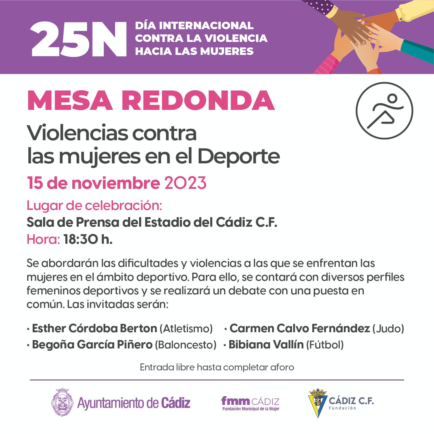 Mesa redonda “Violencia contra las Mujeres en el Deporte” – Unidad de Igualdad entre Mujeres y ...